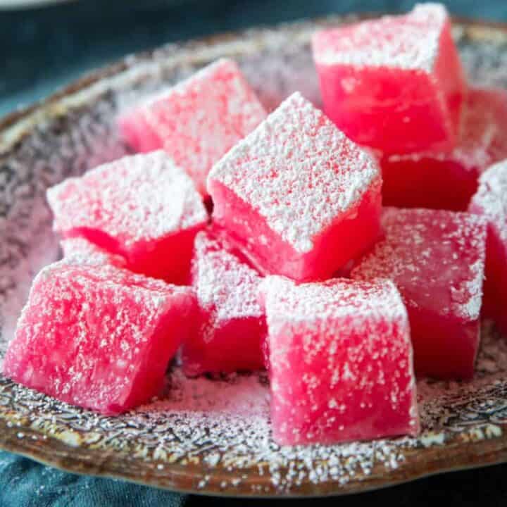 Homemade Turkish Delight Recipe (Lokum) • Unicorns in the Kitchen