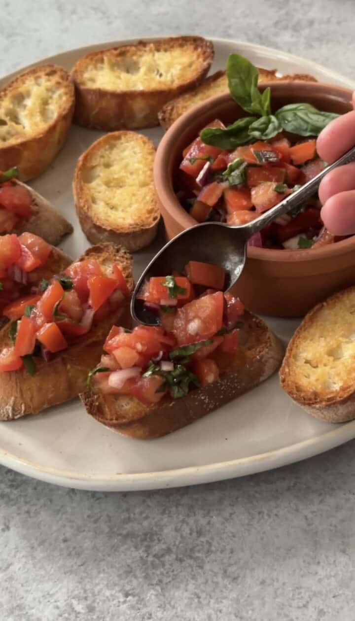 Classic Italian Bruschetta Recipe • Unicorns in the Kitchen