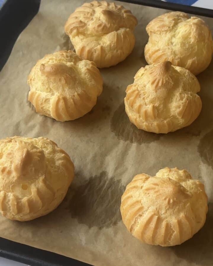 Persian Style Cream Puffs (Noon Khame-i) • Unicorns in the Kitchen