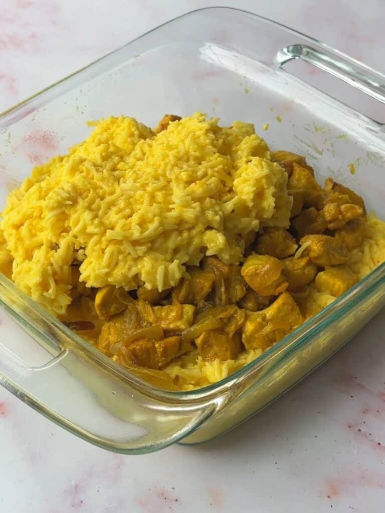 Tahchin (Persian Baked Saffron Rice) • Unicorns in the Kitchen