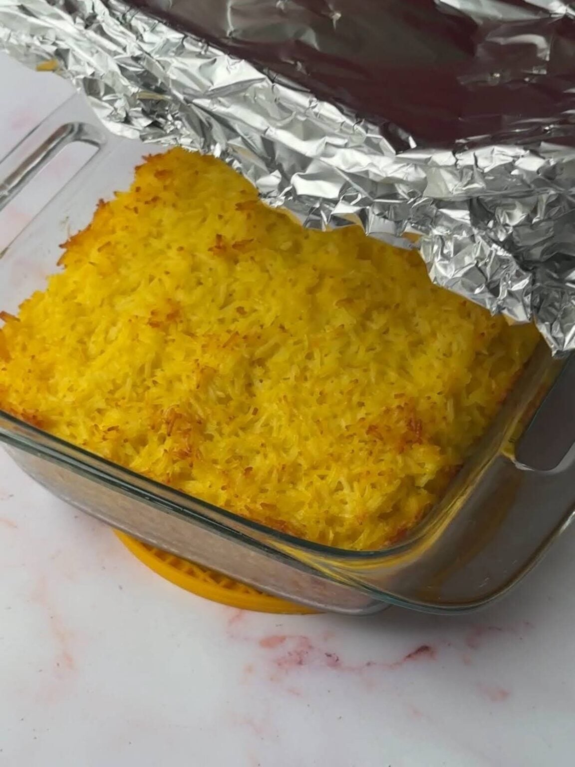 Tahchin (Persian Baked Saffron Rice) • Unicorns in the Kitchen