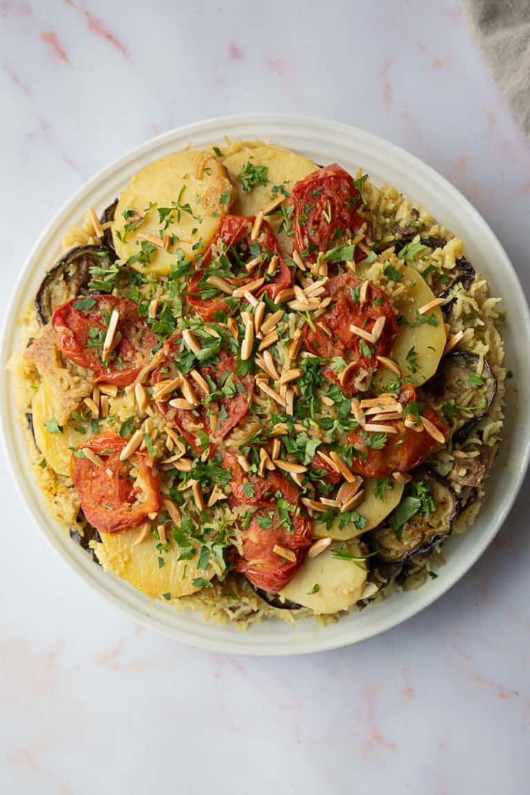 Maqluba (Makloubeh) With Lamb • Unicorns in the Kitchen