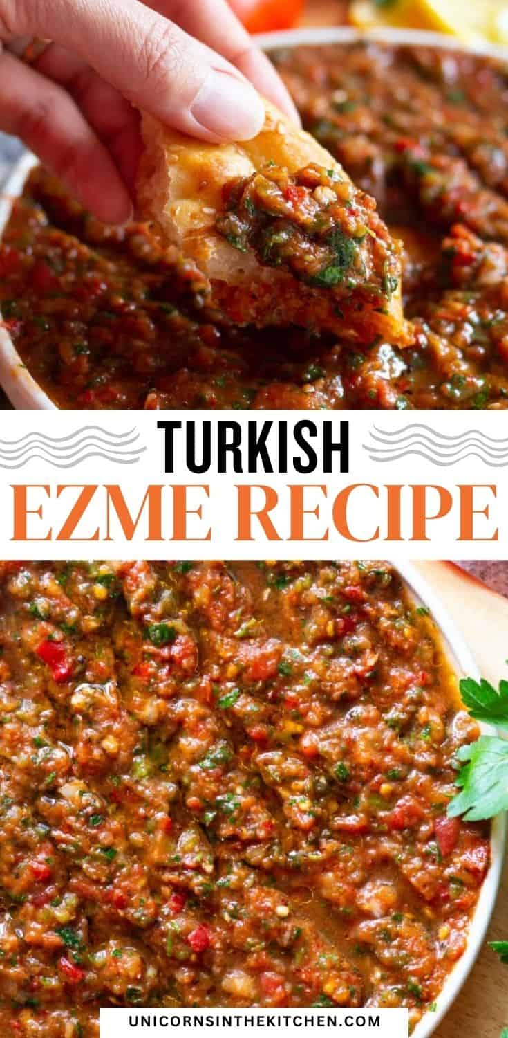 Turkish Ezme Recipe • Unicorns in the Kitchen