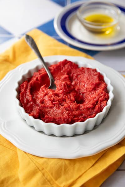 Turkish Red Pepper Paste (Biber Salçası) • Unicorns in the Kitchen