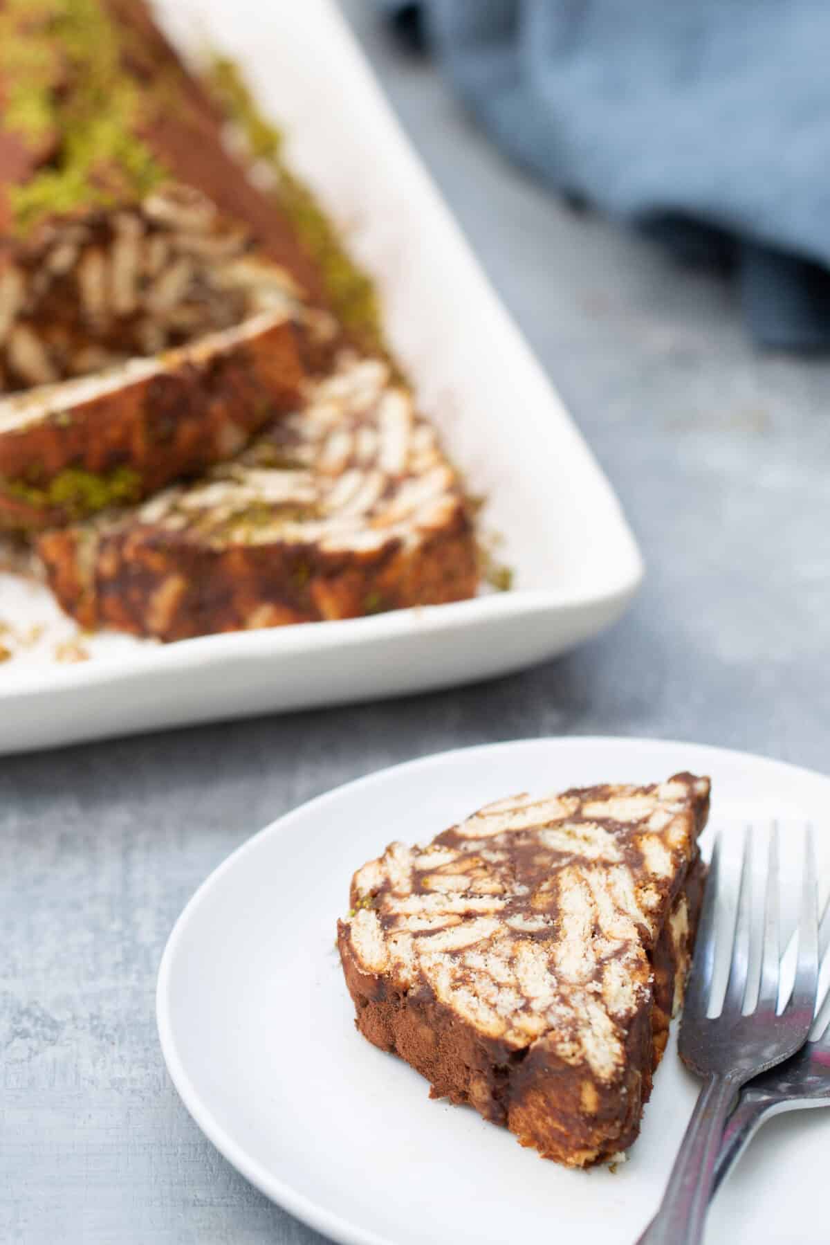 Turkish Mosaic Cake (Mozaik Pasta) • Unicorns in the Kitchen