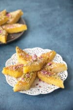 Persian Saffron Cake (Cake Sharbati) • Unicorns in the Kitchen