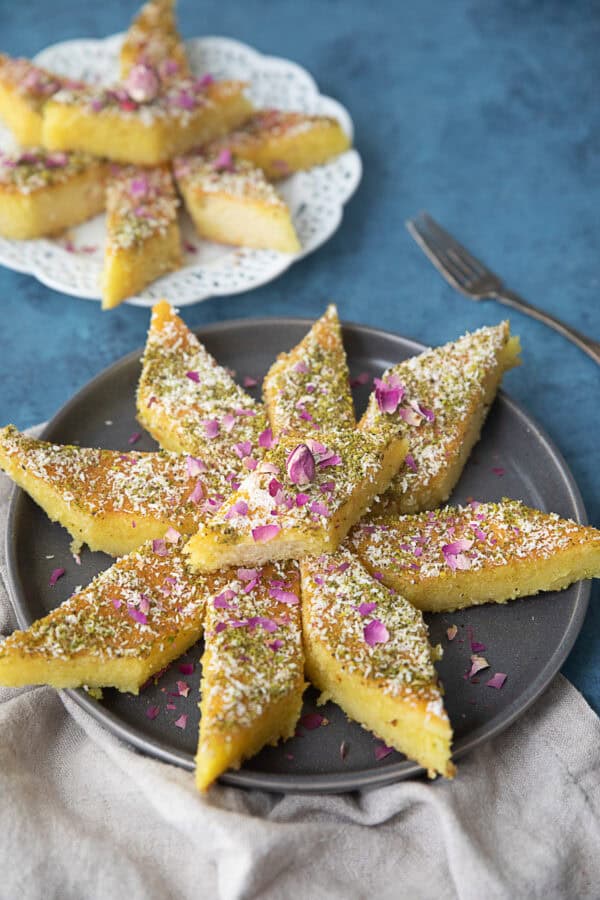 Persian Saffron Cake (Cake Sharbati) • Unicorns in the Kitchen