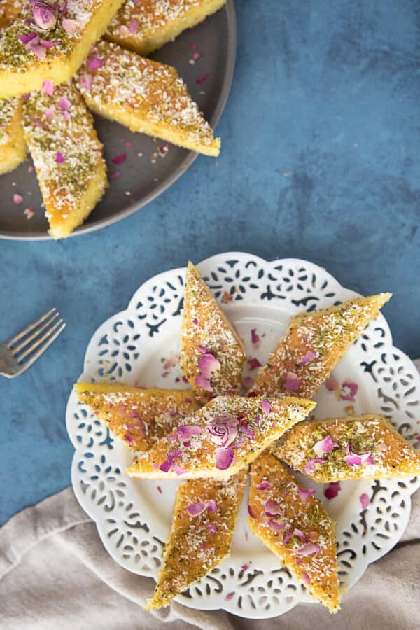 Persian Saffron Cake (Cake Sharbati) • Unicorns in the Kitchen