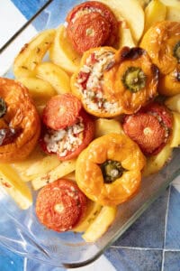 Gemista Recipe (Greek Stuffed Vegetables) • Unicorns in the Kitchen