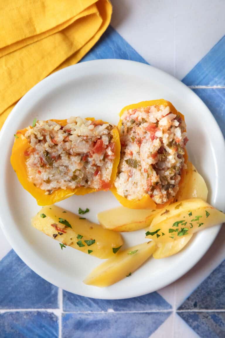 Gemista Recipe (Greek Stuffed Vegetables) • Unicorns in the Kitchen