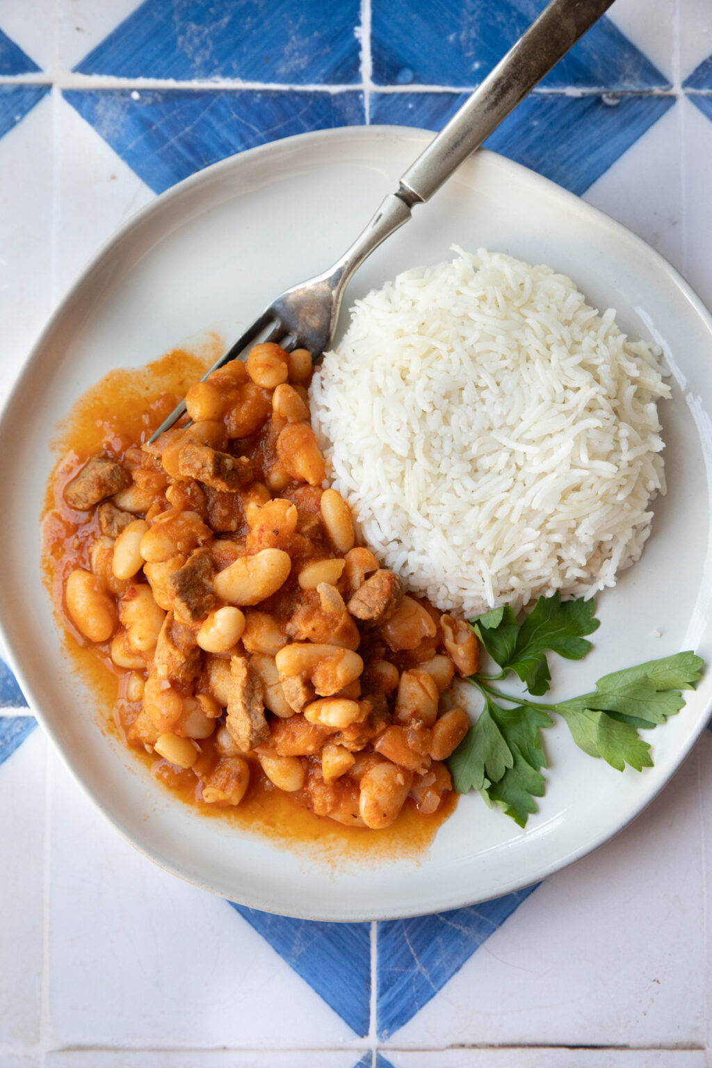Kuru Fasulye (Turkish White Bean Stew) • Unicorns in the Kitchen