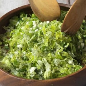 Maroulosalata (Greek Lettuce Salad) • Unicorns in the Kitchen