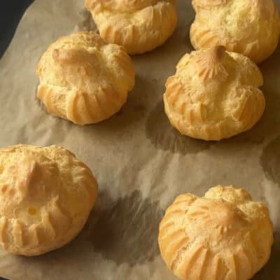 Persian Style Cream Puffs (Noon Khame-i) • Unicorns in the Kitchen