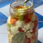 Homemade Giardiniera Recipe (Italian Pickled Vegetables) • Unicorns in ...