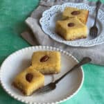 Basbousa (Middle Eastern Semolina Cake) • Unicorns in the Kitchen