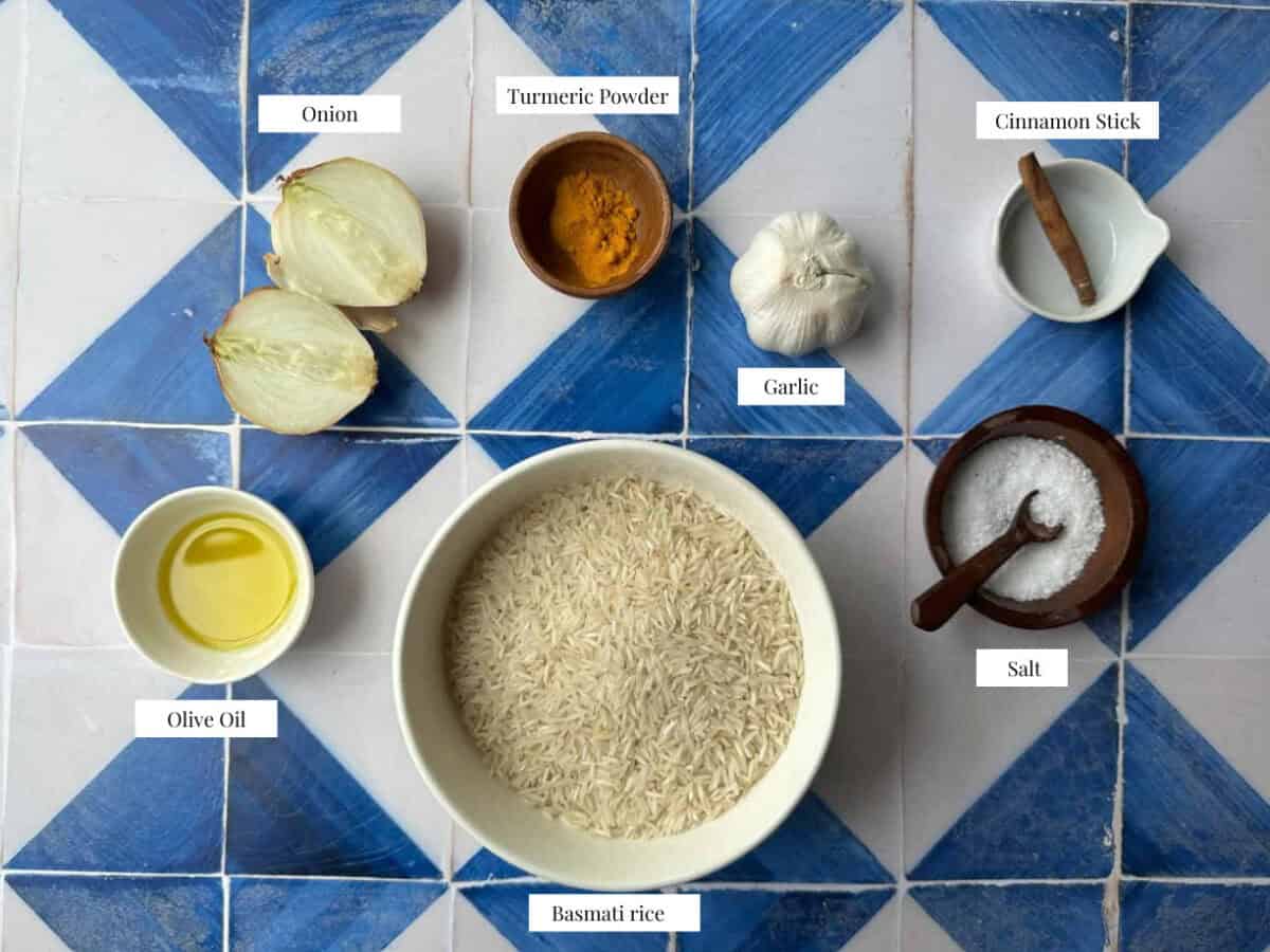 Mediterranean Yellow Rice • Unicorns in the Kitchen