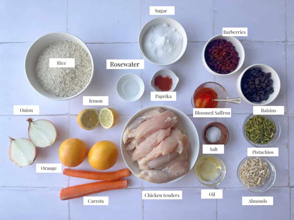 Persian Jeweled Rice Recipe • Unicorns in the Kitchen