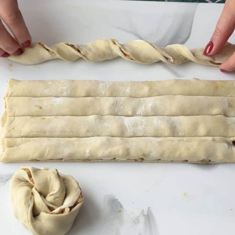 Easy Puff Pastry Twists with Dates and Goat Cheese • Unicorns in the ...