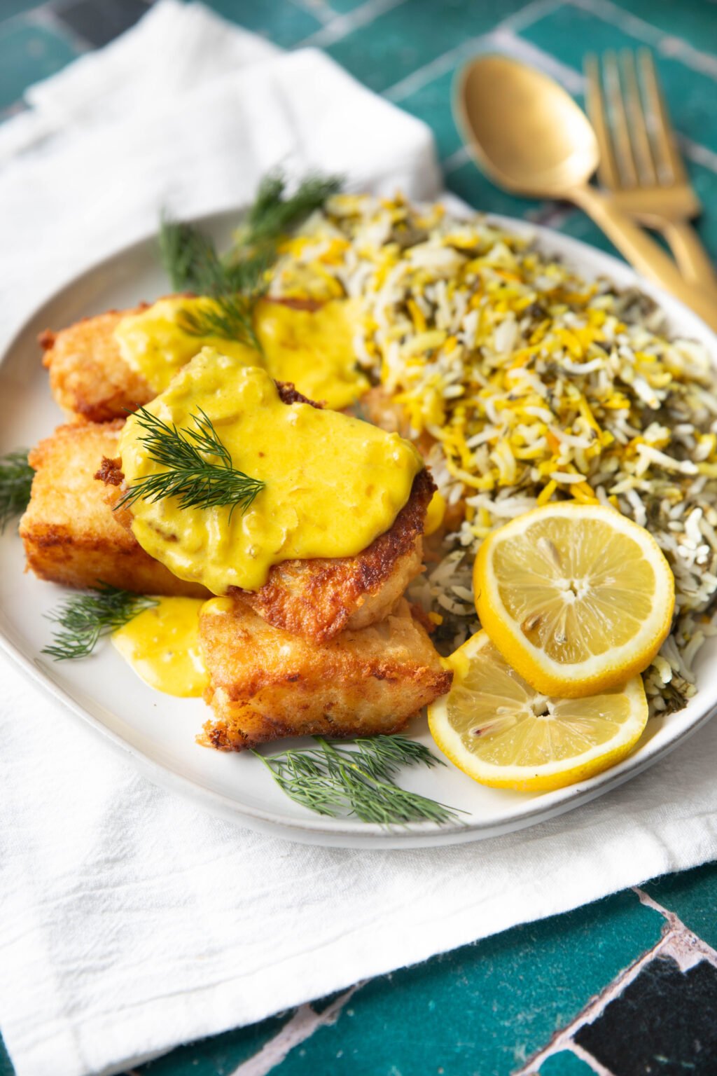 Pan Seared Cod with Saffron Cream Sauce • Unicorns in the Kitchen