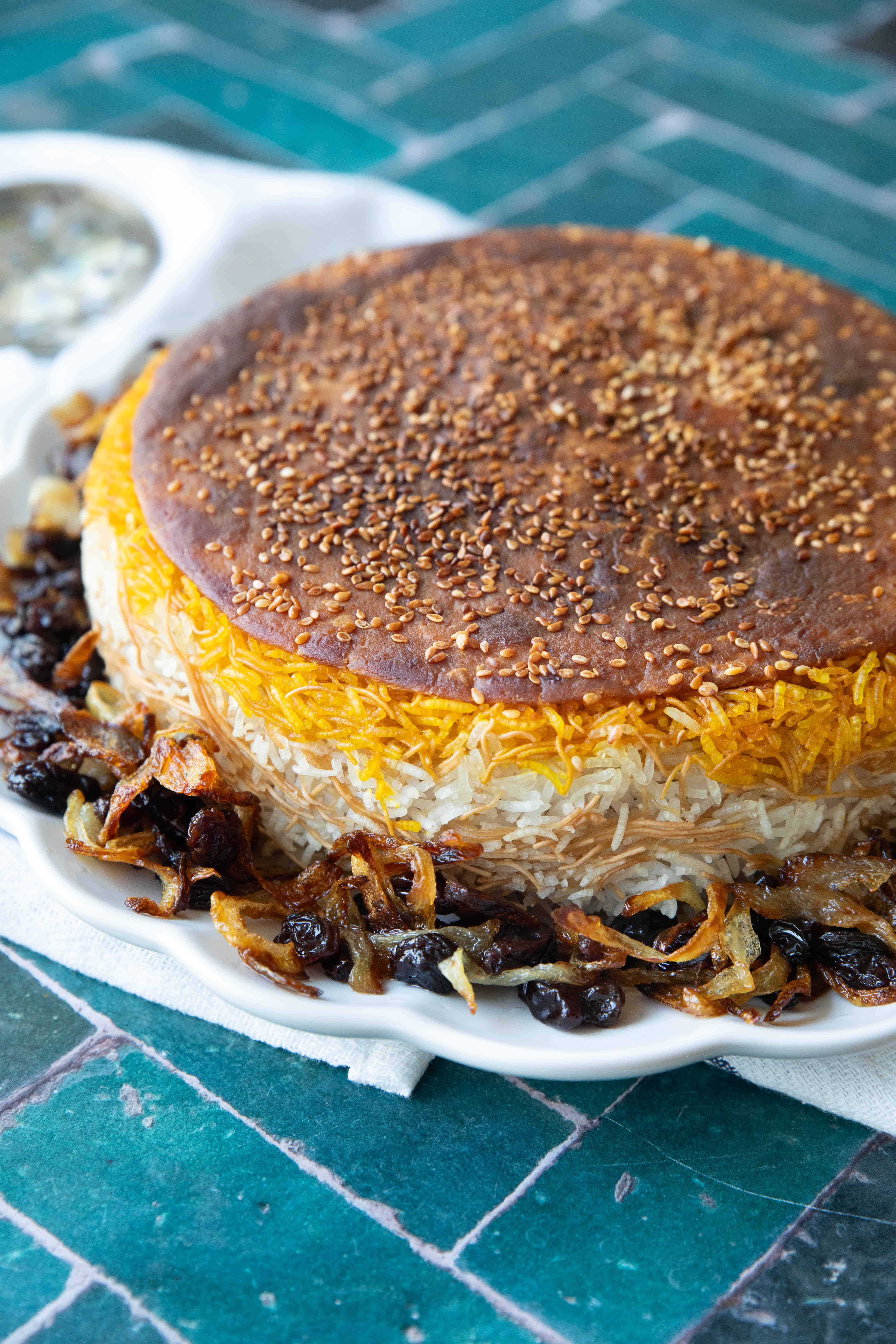 Reshteh Polo (Persian Noodle Rice) • Unicorns in the Kitchen