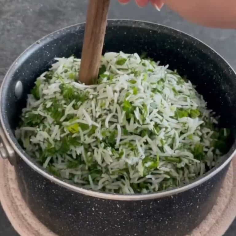 Sabzi Polo (Persian Herb Rice) • Unicorns in the Kitchen