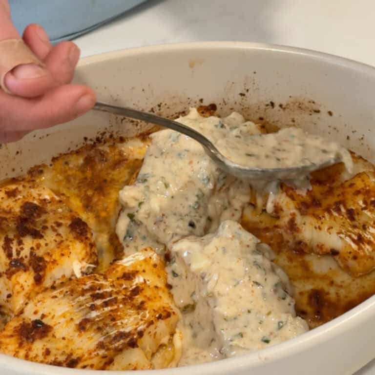Samke Harra (Spicy Lebanese Fish with Tahini Sauce) • Unicorns in the ...