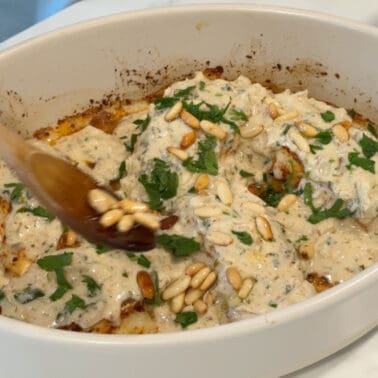 Samke Harra (Spicy Lebanese Fish with Tahini Sauce) • Unicorns in the ...